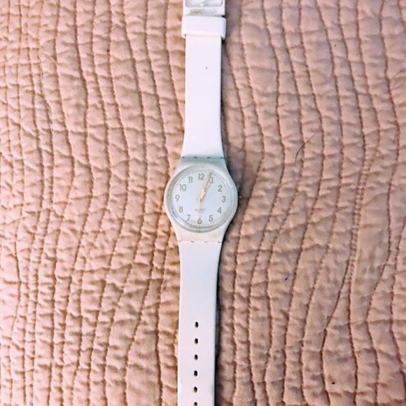 Swatch | Accessories | Swatch All White Watch | Poshmark